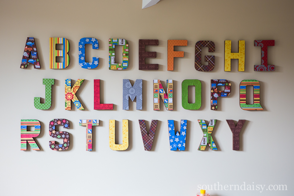 DIY Alphabet Wall – Jo McVey Photography